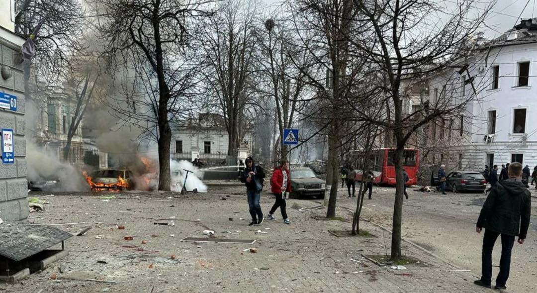 Russians kill at least 35 people in Sumy city center with two ballistic ...