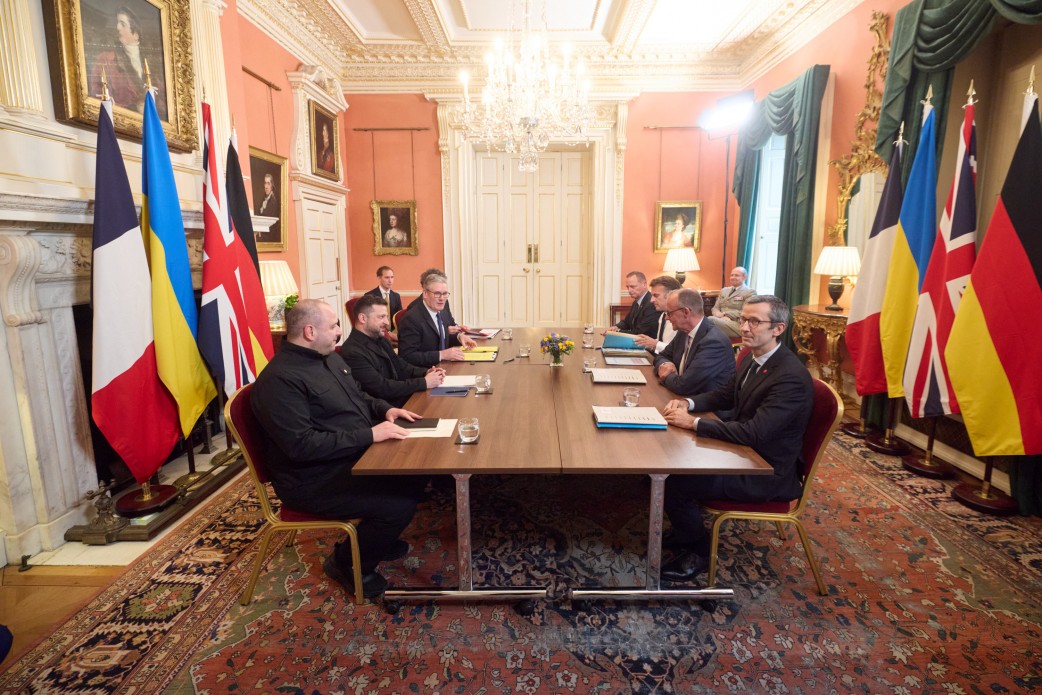 Leaders of Ukraine, the UK, France and Germany outline five conditions ...